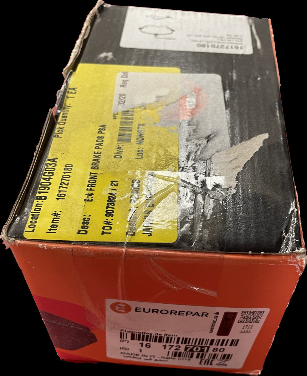 CITROËN C5, C6, PEUGEOT 407, 607 1617270180 E 4 FRONT BRAKE PADS PSA ...