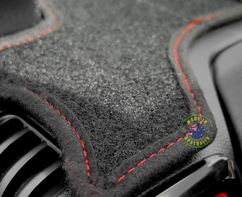 NEXT GEN Ford Ranger Raptor Dash Mat BLACK WITH RED STITCHING – Jarvis ...