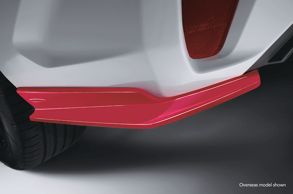 SUBARU IMPREZA MY24 - STI Rear Side Under Spoiler (Cherry) – Jarvis Parts