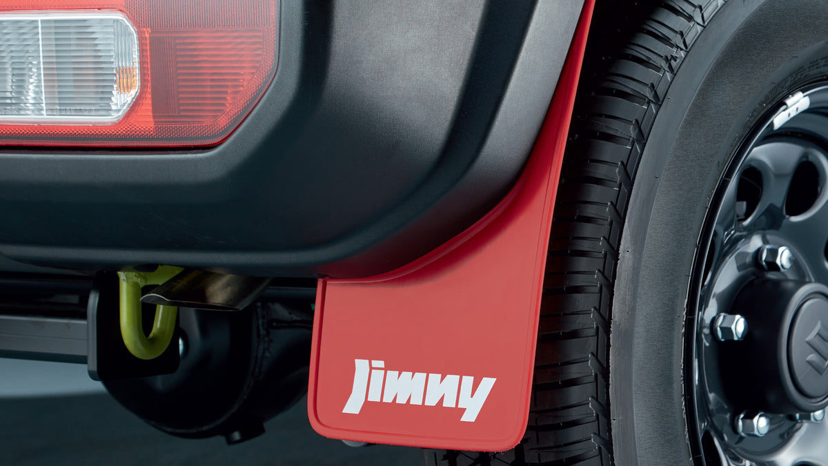 SUZUKI JIMNY MY22 - MUD FLAPS SET, REAR (RED) – Jarvis Parts
