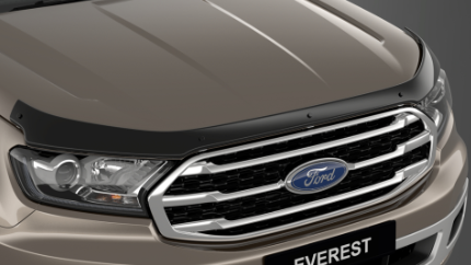 Ford Everest UA2 Bonnet Protector - Solid Matte Black – Jarvis Parts