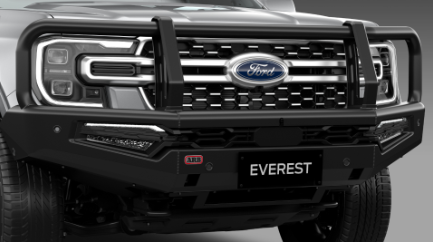 Ford Everest NEXT GEN ARB Bullbar Summit Steel suits 360° camera, up t ...