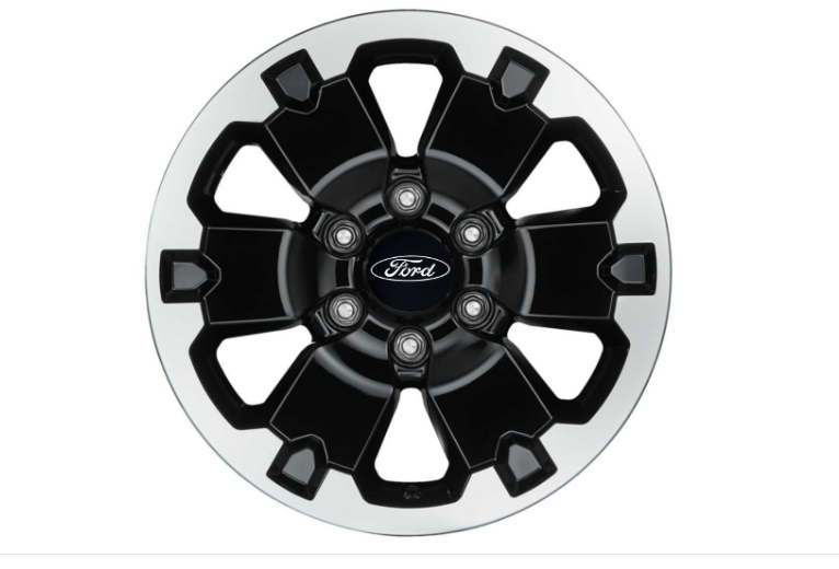 Ford Everest UA2 Alloy Wheels - 18" 6 Spoke Gloss Black with Machined ...