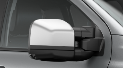 Ford Ranger NEXT GEN Towing Mirrors Compact Style Chrome Mirror Scalps ...