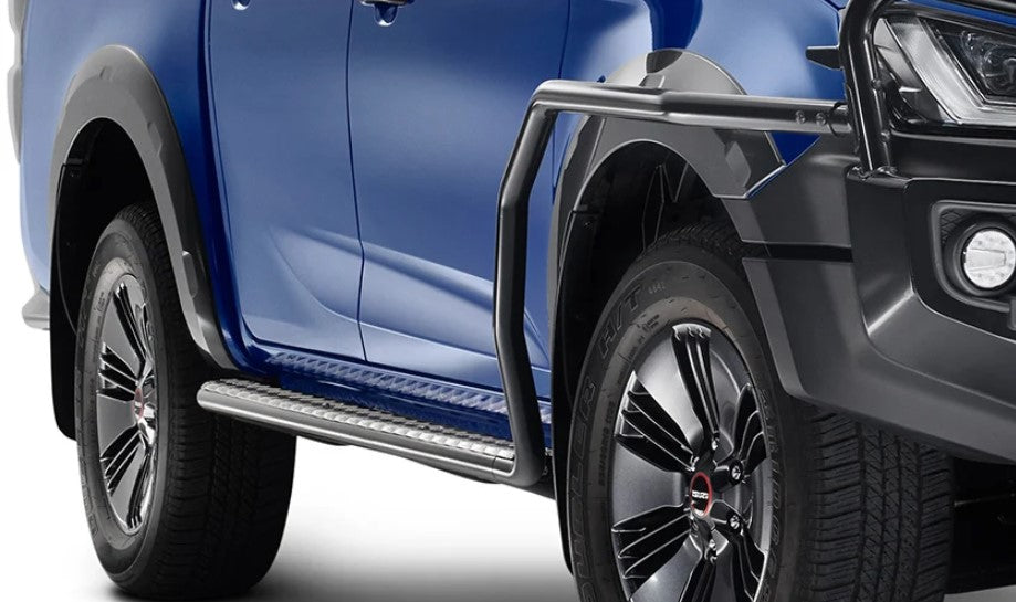 ISUZU D-MAX MY21 - MY23 - SIDE RAIL AND HEAVY DUTY SIDE STEP KIT ...